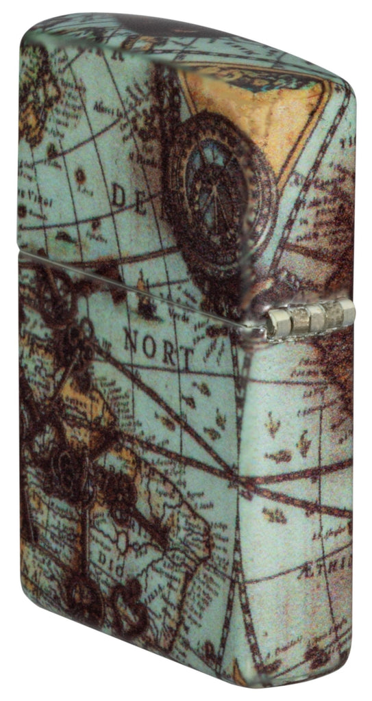 Zippo Compass World Map 540 Color Matte 49916 – Real Guts Outdoor