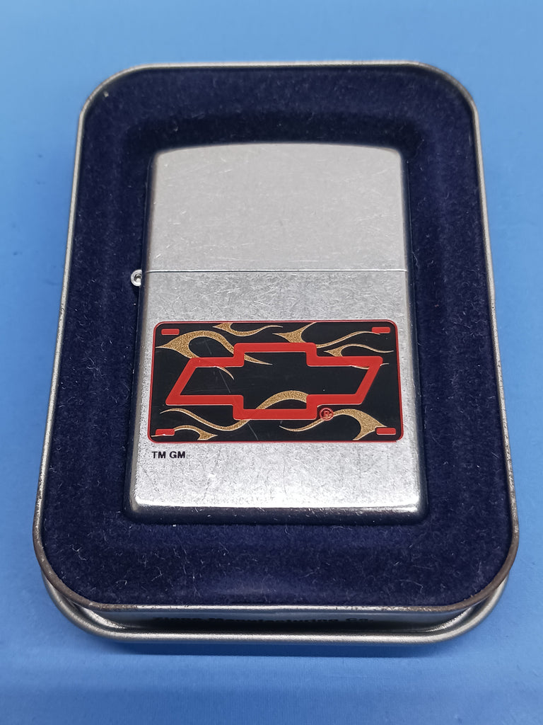 Zippo Chevy License Flames 21022 - Last One in Stock Highly Collectible ...