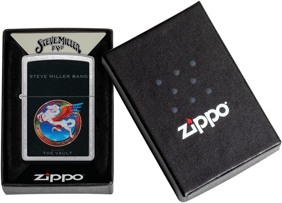 Zippo Steve Miller Band Welcome to The Vault Design Street Chrome 4817 ...