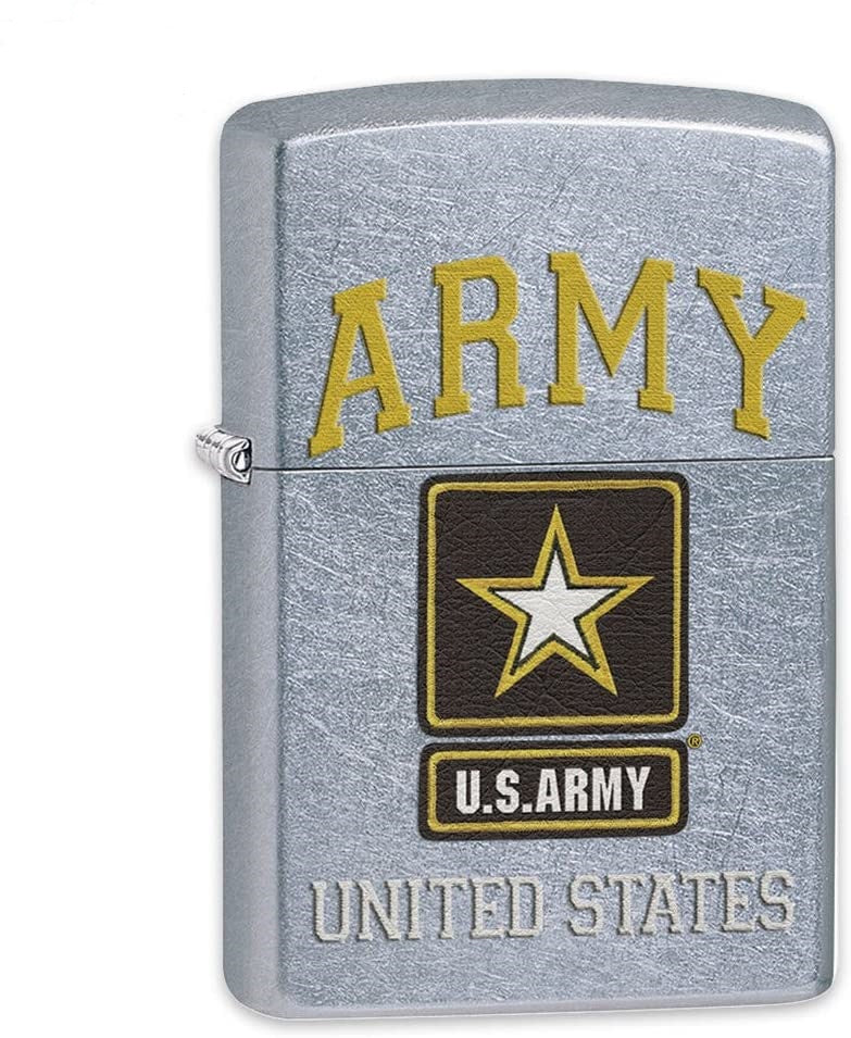 Zippo US Army Logo Street Chrome 28753 – Real Guts Outdoor